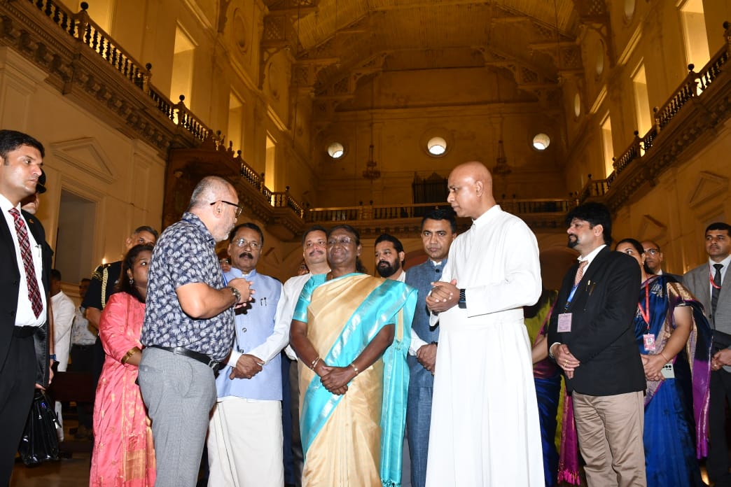 The Goan EveryDay: President Droupadi Murmu visits Basilica of Bom Jesus