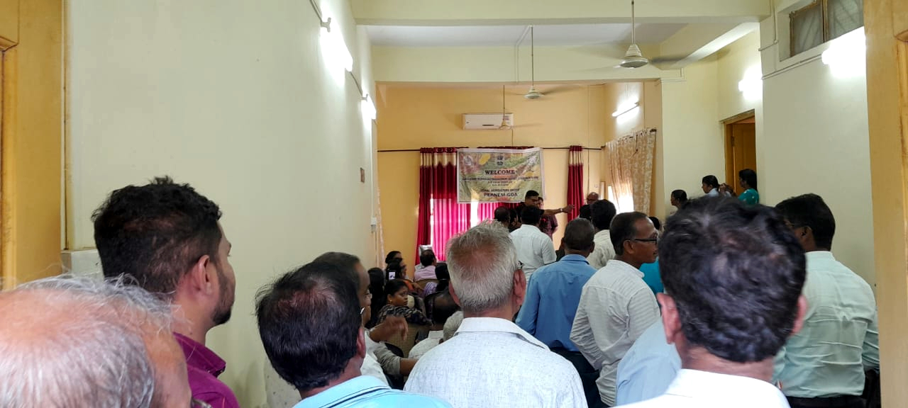 The Goan EveryDay: Chaos mars consultative meet of farmers in Pernem taluka
