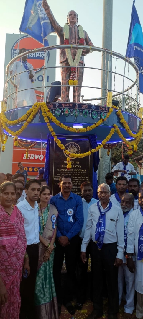 The Goan EveryDay: Ambedkar statue installed at Zuarinagar