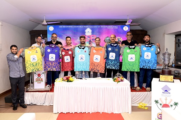 The Goan EveryDay: ﻿Unveiling ceremony of jersey and trophy for Alcon ...