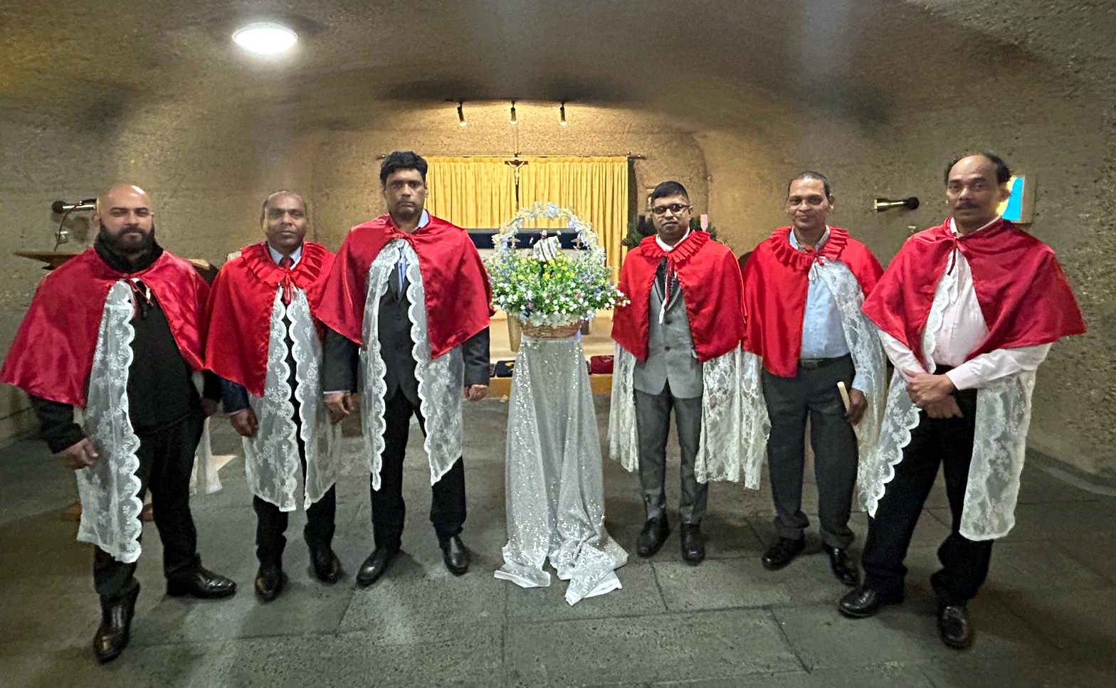 The Goan EveryDay: Goans at Heathrow Airport unite to celebrate St Xavier