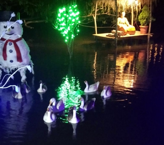 The Goan EveryDay: Crib in Chicalim pond attracts visitors from across ...