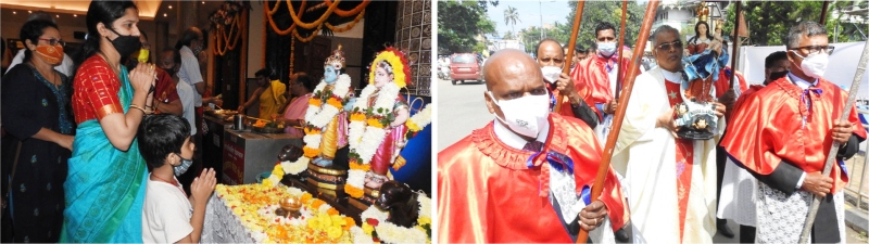 The Goan EveryDay: Commercial capital, adjoining Navelim wear festive look