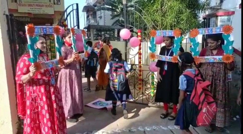 The Goan EveryDay: Schools adopt novel ways to welcome students in Vasco