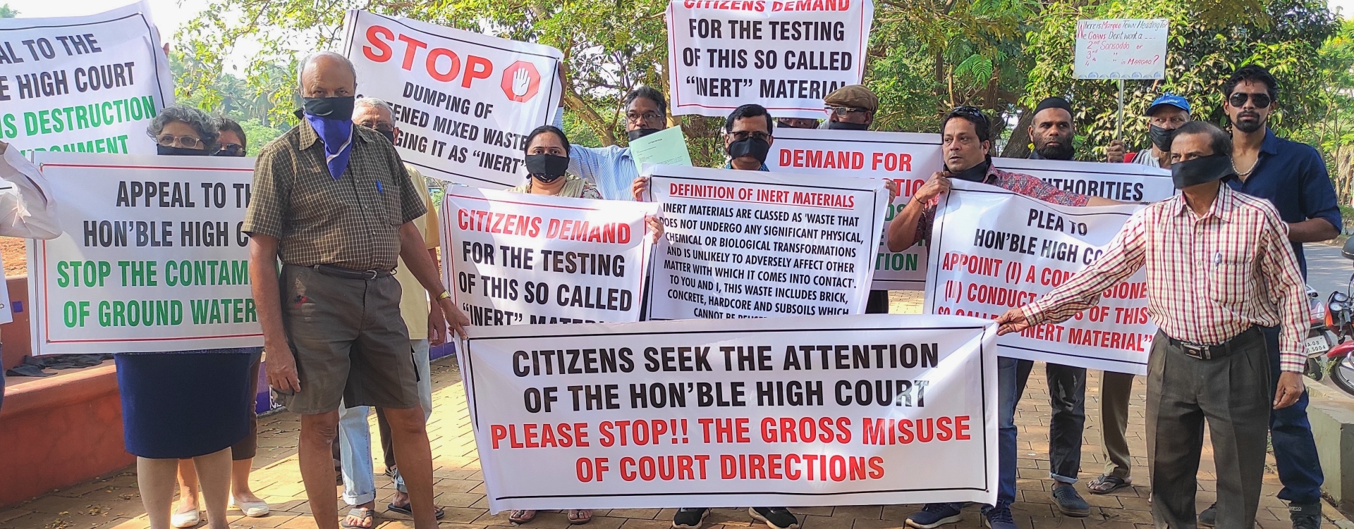 The Goan EveryDay: Margao, Fatorda citizens protest against dumping of ...