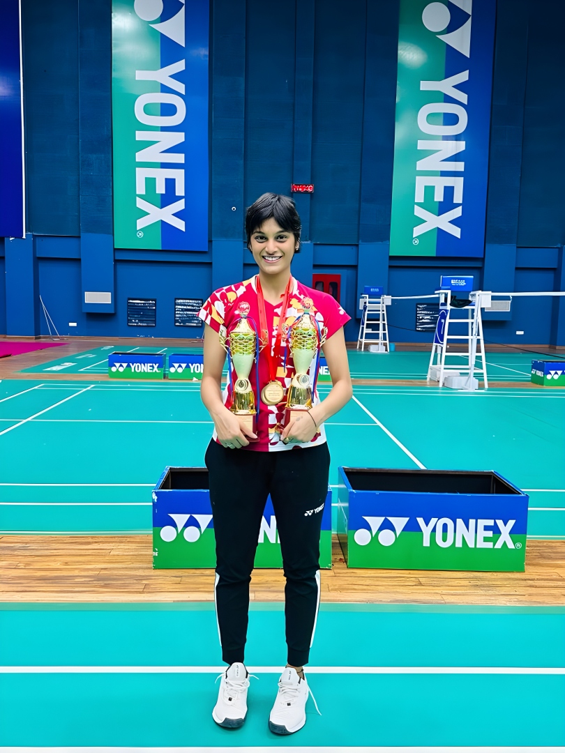 The Goan EveryDay: All India Sr Ranking Badminton: Tanisha wins twin titles